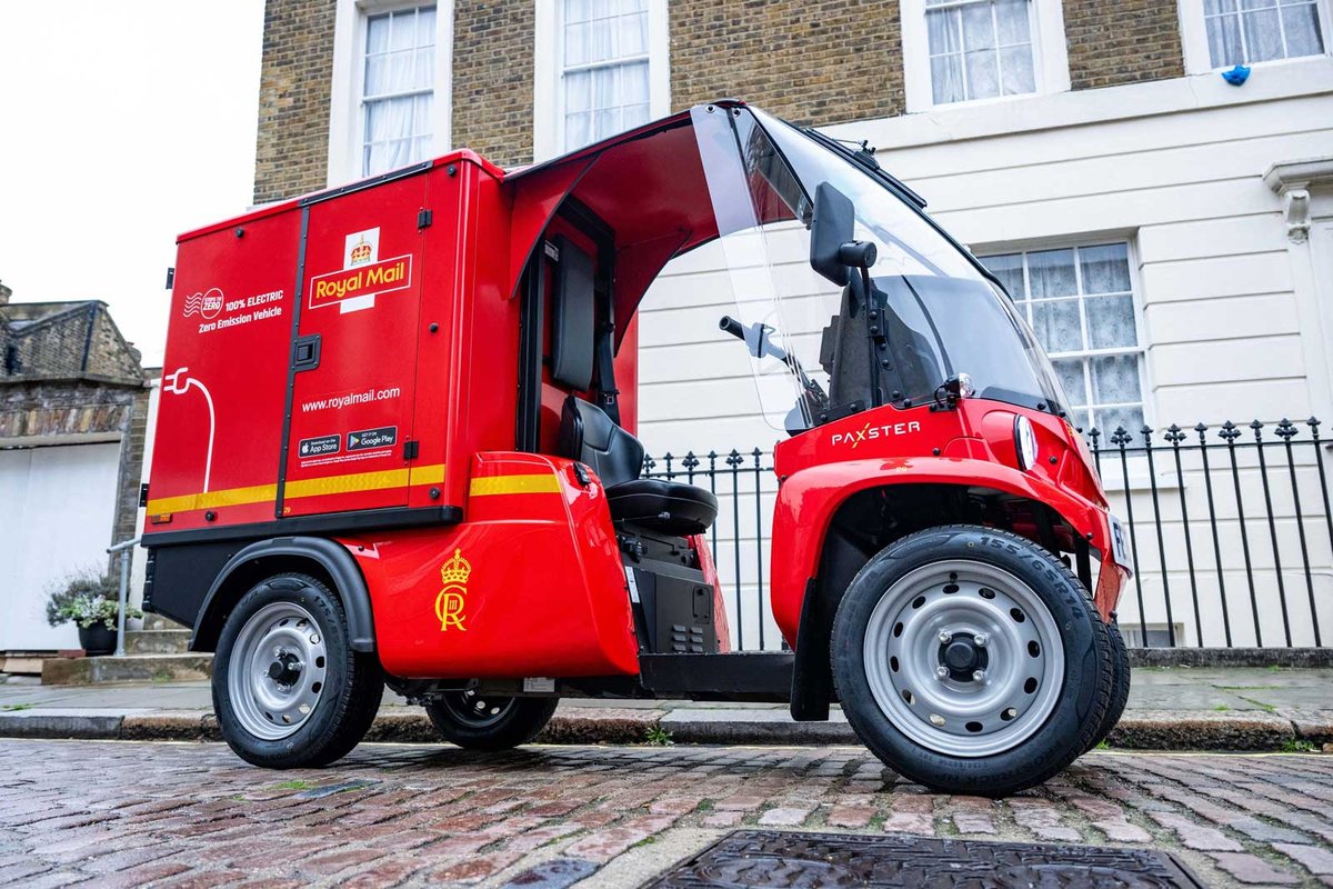Avec sa flotte de microcars, Royal Mail électrise ses tournées