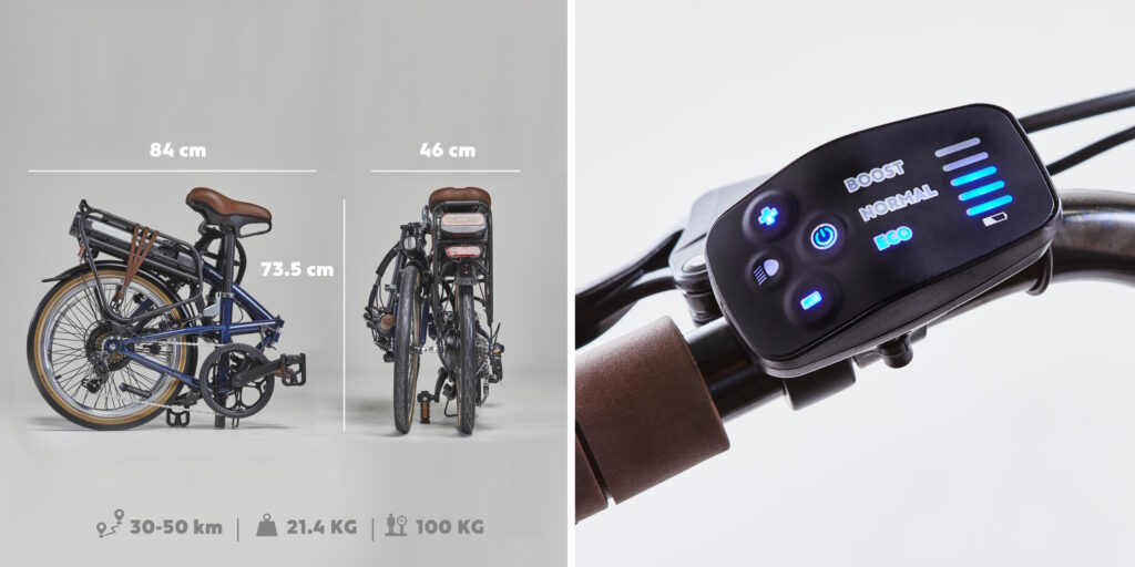 Btwin E Fold 500 et 100 : les nouveaux vélos électriques pliants Decathlon sont disponibles